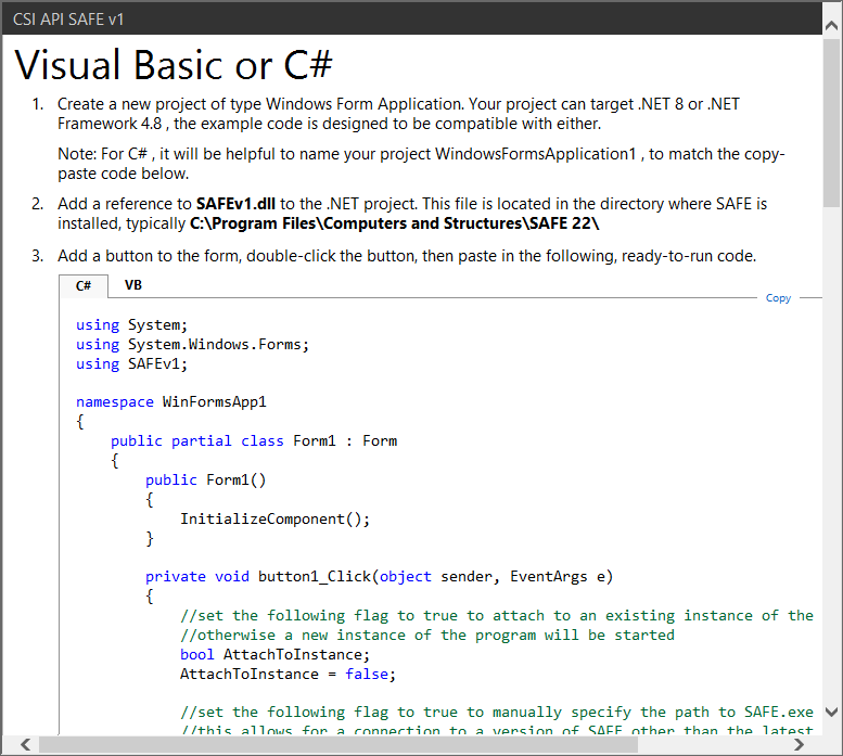 CSI Spain | SAFE v22.0.0